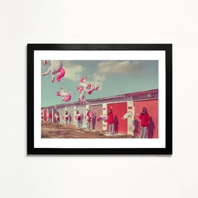 Eva Bystrianská | Garáže Rám: Bílý, Velikost: 40 x 60 cm