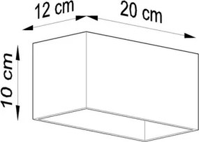 Nástěnné svítidlo SOLLUX Quad maxi G9 2x40W bez zdroje SL.0525 bílá