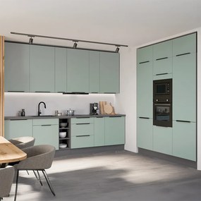 ARIA sa | dolní skříňka 30 D CARGO s výsuvnou drátěnou policí | 30 cm | antracit/aquamarine