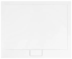 Besco Obdélníková sprchová akrylátová vanička AXIM R 100x80 (120x80, 100,110,120,130,140x90) UltraSlim Barva: Bílá, Rozměry (cm): 110x90