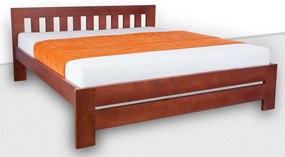 Krajča Manželská postel z masivu Charlie 160 x 200 cm Povrchová úprava: Barevný lak RAL, Druh dřeva: Borovice