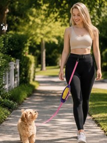 Sinsay - Pamlskovník na venčení psa - růžová