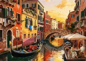 TREFL Puzzle Benátky při západu slunce / 500 dílků / 48 x 34 cm