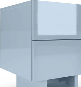 Noční stolek Glim 39,8 cm modrý