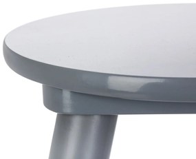 Šedá dětská stolička STOOL GREY