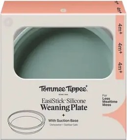 Tommee Tippee Silikonový talíř s přísavkou zelená