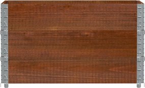 Zahradní truhlík hnědý 100 x 50 cm masivní borové dřevo 3295430
