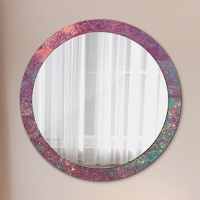 Kulaté dekorativní zrcadlo Festival barev fi 90 cm