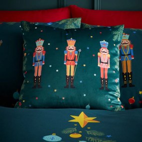 Dekorační polštář s vánočním motivem 45x45 cm Nutcracker – Catherine Lansfield