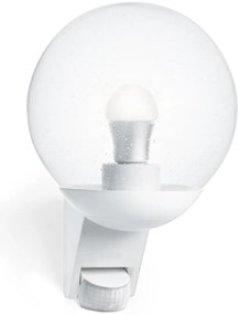 Nástěnná lampa steinel 005917 - venkovní nástěnné svítidlo se senzorem l585s 1xe27/60w bílá ip44