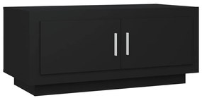Konferenční stolek černý 102 x 50 x 45 cm kompozitní dřevo - Default Title