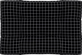 vidaXL Poduška na palety 120 x 80 x 12 cm textil [360521] Barva: Modrá