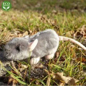 RAPPA Plyšová myš 16 cm / ECO-FRIENDLY / od 0 měsíců