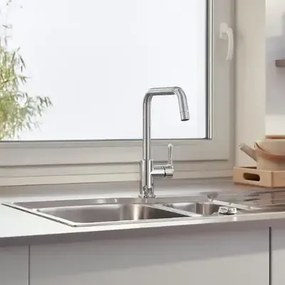 Grohe QuickFix Start - Dřezová baterie sklopná pod okno chrom