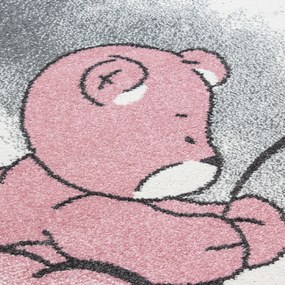 Ayyildiz koberce Dětský kusový koberec Kids 580 pink kruh ROZMĚR: 160x160 (průměr) kruh