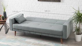 Hanah Home Rozkládací pohovka DUBLIN modrá 825BLC1171