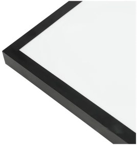 LED Přisazený panel BRISBANE LED/36W/230V 4000K 59,5x59,5 cm černá