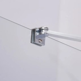 BPS-koupelny Čtvercový sprchový kout HYD-SK-ZAR-900 90x90 chrom/transparent