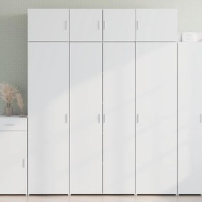 Skříň highboard bílá 80 x 42,5 x 185 cm kompozitní dřevo 3281434