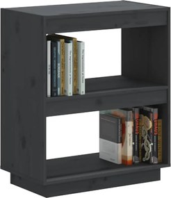 vidaXL Knihovna 60 x 35 x 71 cm masivní dřevo borovice [810861] Barva: Šedá