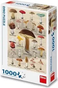 Dino Puzzle Houby koláž / 1000 dílků / od 15 let