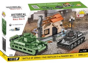 Cobi 2284 II WW Battle of Arras 1940 Matilda II vs Panzer 38t, 1:35, 1015 kostek