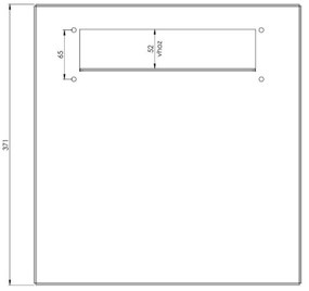 Lakovaná poštovní schránka GOAL Odstín: RAL 9005 - černá