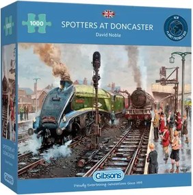 GIBSONS Puzzle Přihlížející v Doncasteru / 1000 dílků / 68 × 49 cm