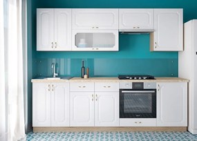 Casarredo - Komfort nábytek Kuchyně BARBARA 250 sonoma/bílá supermat