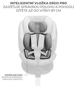 Kinderkraft Autosedačka i-Fix 40-150 cm Kinderfraft select Cool grey