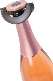 AdHoc GUSTO černo-růžová / Zátka na šampaňské / Plast/silikon / 8,2 x