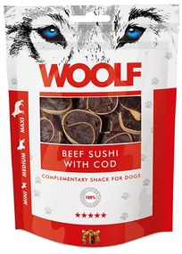 Woolf Hovězí sushi s treskou 100g
