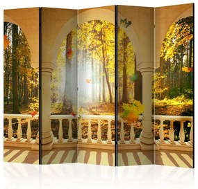 Paraván Dream About Autumnal Forest Dekorhome 225x172 cm (5-dílný)