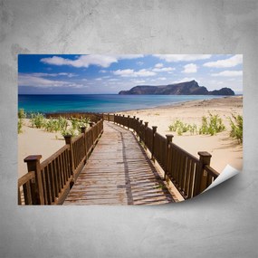 Plakát - Molo na pláži (60x40 cm) - PopyDesign