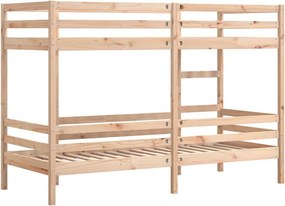 Patrová postel 80 x 200 cm masivní borové dřevo 3284215