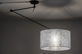 Závěsné designové svítidlo nad stůl Snap Light Silver and Black