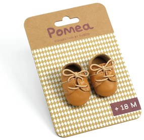 Baby Pomea - botičky na panenky - hnědé
