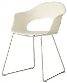 Scab Plastová židle LADY B sledge Barva kostry antracitová kostra Barva plastu Scab Antracit 2697