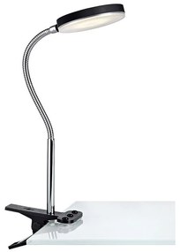 Černá stolní LED lampa s klipsem Markslöjd Flex