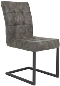 Jídelní židle Donna, hnědá vintage optika kůže