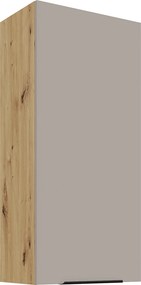 ARIA li | horní skříňka 50 G-108 1F policová | 50 cm | EXTRA VYSOKÁ | ANTI FINGERPRINT povrch | artisan/béžová