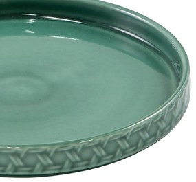 Tyrkysové dezertní porcelánové talíře v sadě 4 ks ø 20 cm Heath Jade – Ladelle