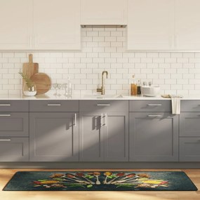 Kuchyňský koberec vícebarevný 60x180 cm pratelný 136626