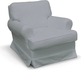 Potah na křeslo Barkaby barva šedá látka pletený vzor