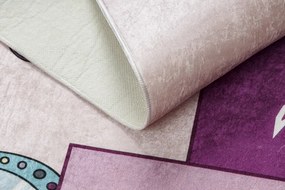Dywany Łuszczów Dětský kusový koberec Bambino 2285 Hopscotch pink Rozměry koberců: 140x190