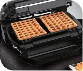 Tefal OptiGrill+ GC716D12 stříbrný / Kontaktní gril / 2000 W / 6 progr