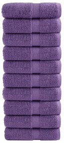 Premium ručníky SOLUND 10 ks fialové 30 x 50 cm 600 g/m² 137352