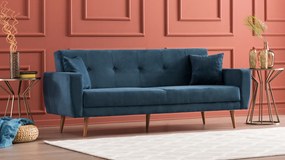 Atelier del sofa Rozkládací pohovka VIVALDE modrá 825BLC1419