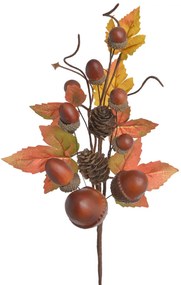 podzimní větvička s žaludy