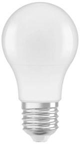 Matná LED kvalitní žárovka E27 4,9 W STAR, teplá bílá